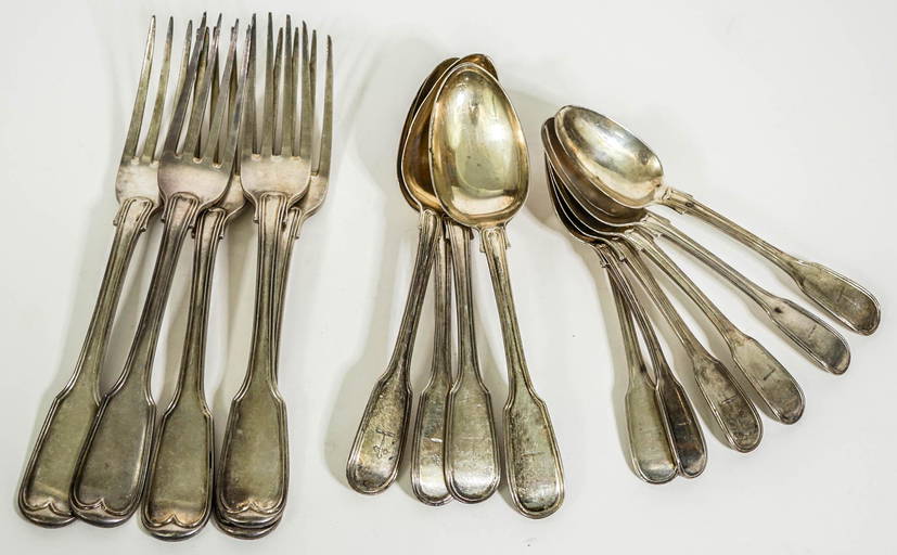 Charles Eley, London Sterling, 1827 (15 Pcs)