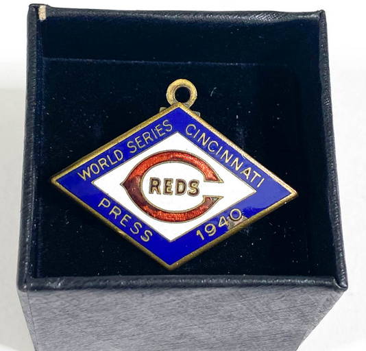 1940 World Series Press Pin [cincinnati Reds]