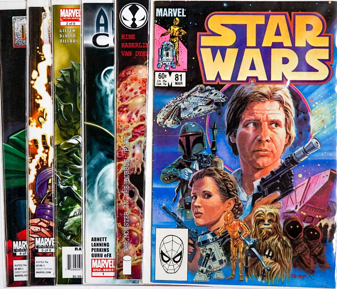 (6) Key Issue Comic Books