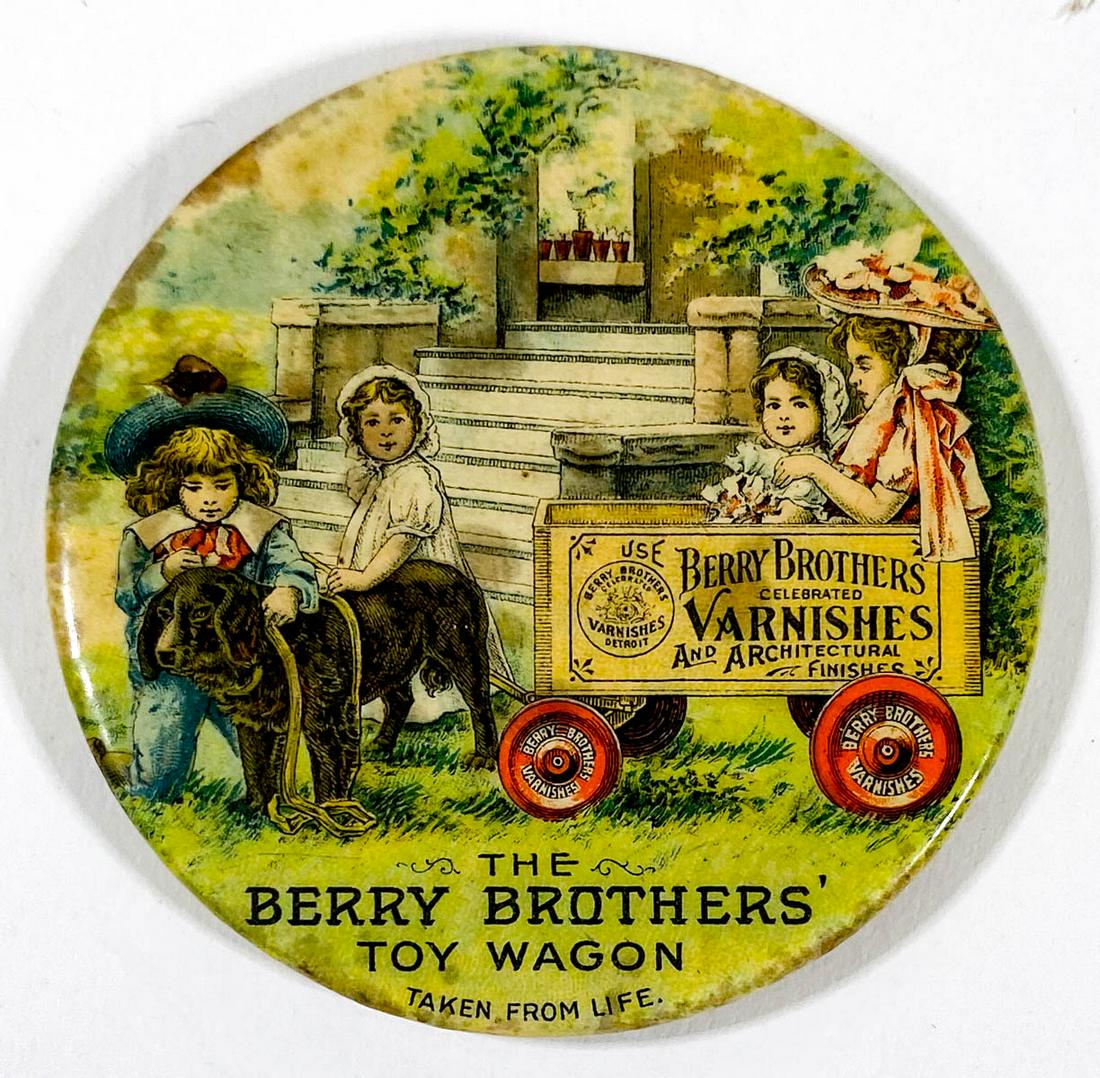 Berry Brothers Varnishes Celluloid Pocket Mirror Auction