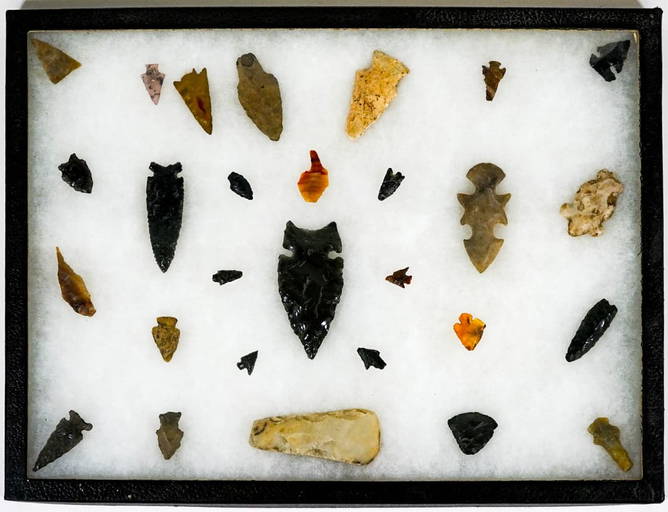 Vintage Native American Arrowhead Collection