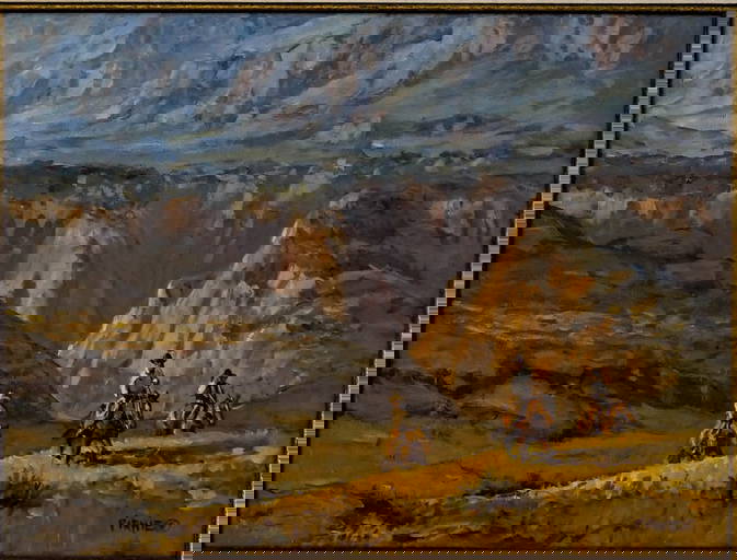 Larry Pirnie Original Oil On Board