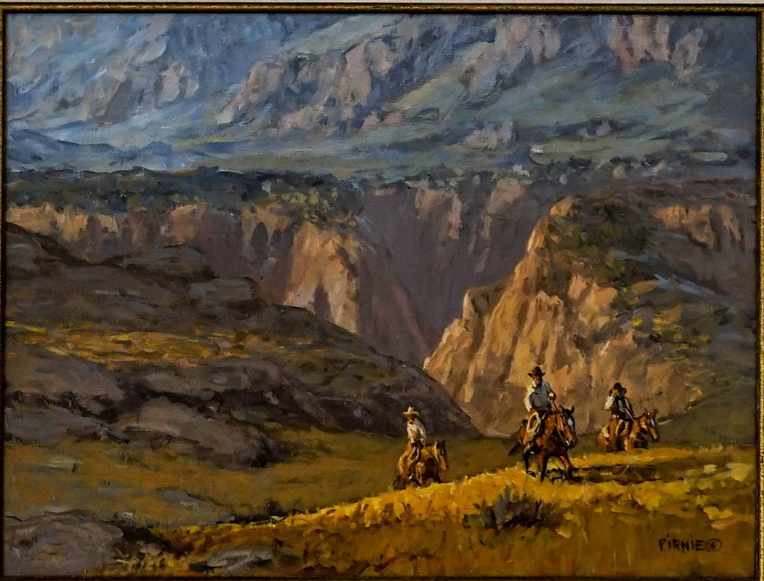 Larry Pirnie Original Oil On Board Auction