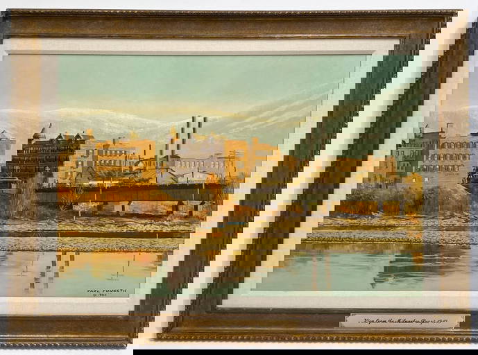 Carl Funseth Large Original Oil Missoula, Montana