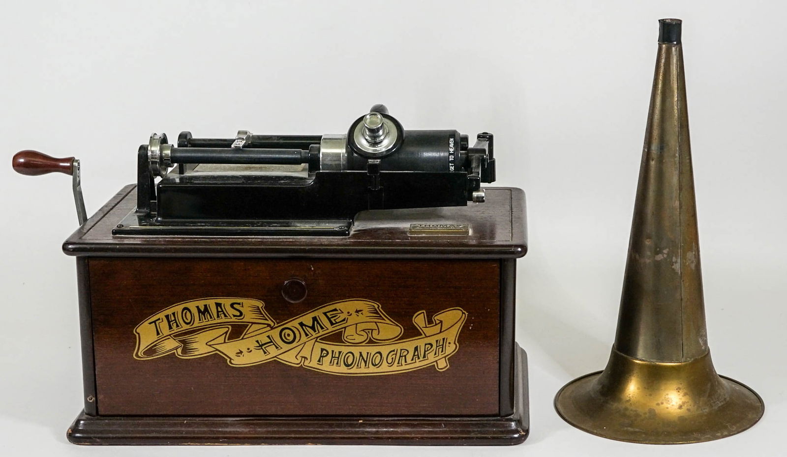 Thomas Home Phonograph [replica Radio Cassette] Auction
