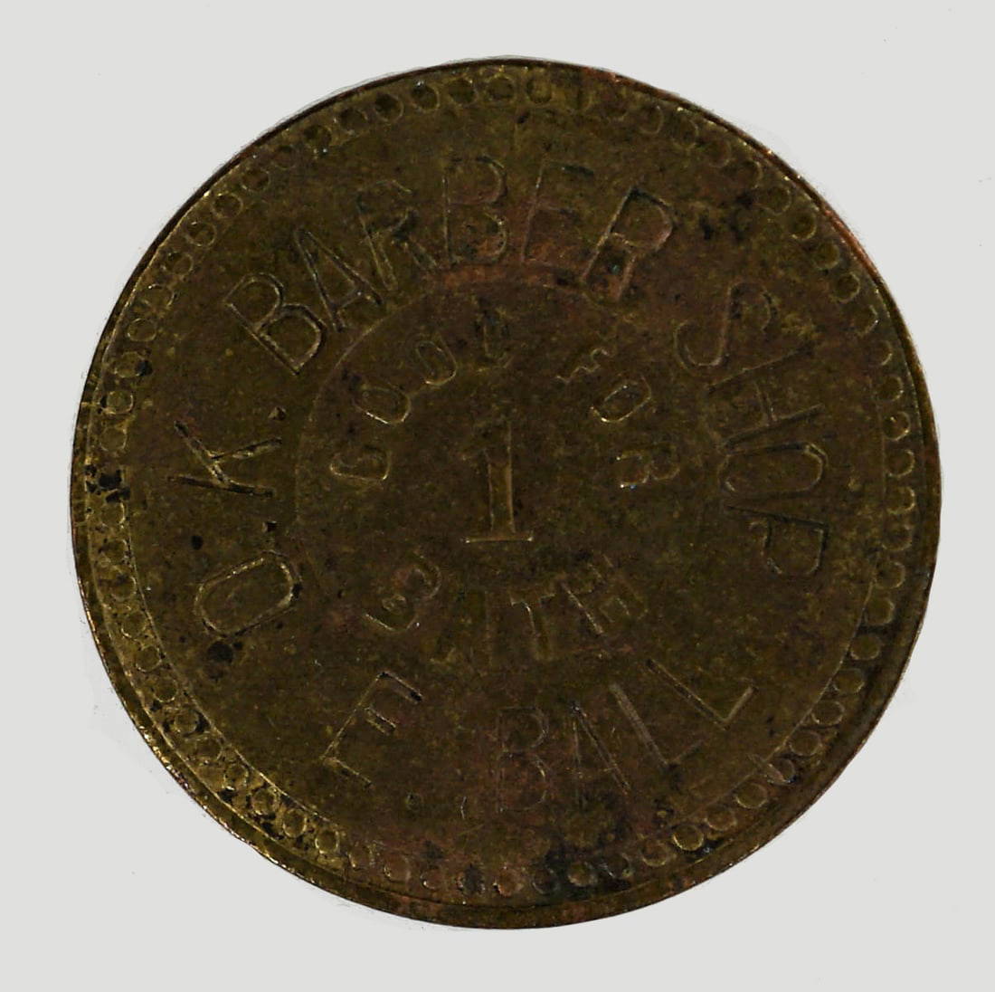 O.k. Barber Shop (e. Ball Prop.) Maverick Token Auction