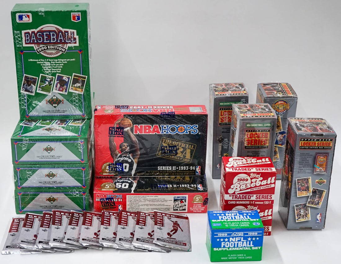 Sealed Wax Packs, Traded Sets & Loose Packs Auction