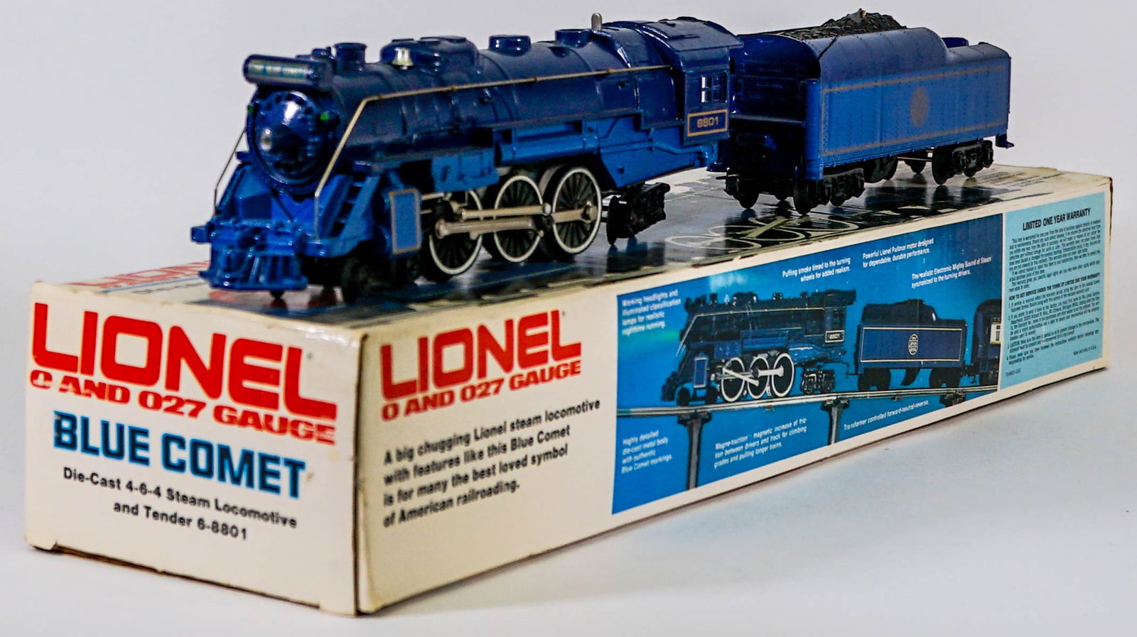 Lionel Blue Comet 4 6 4 Steam Locomotive Mib