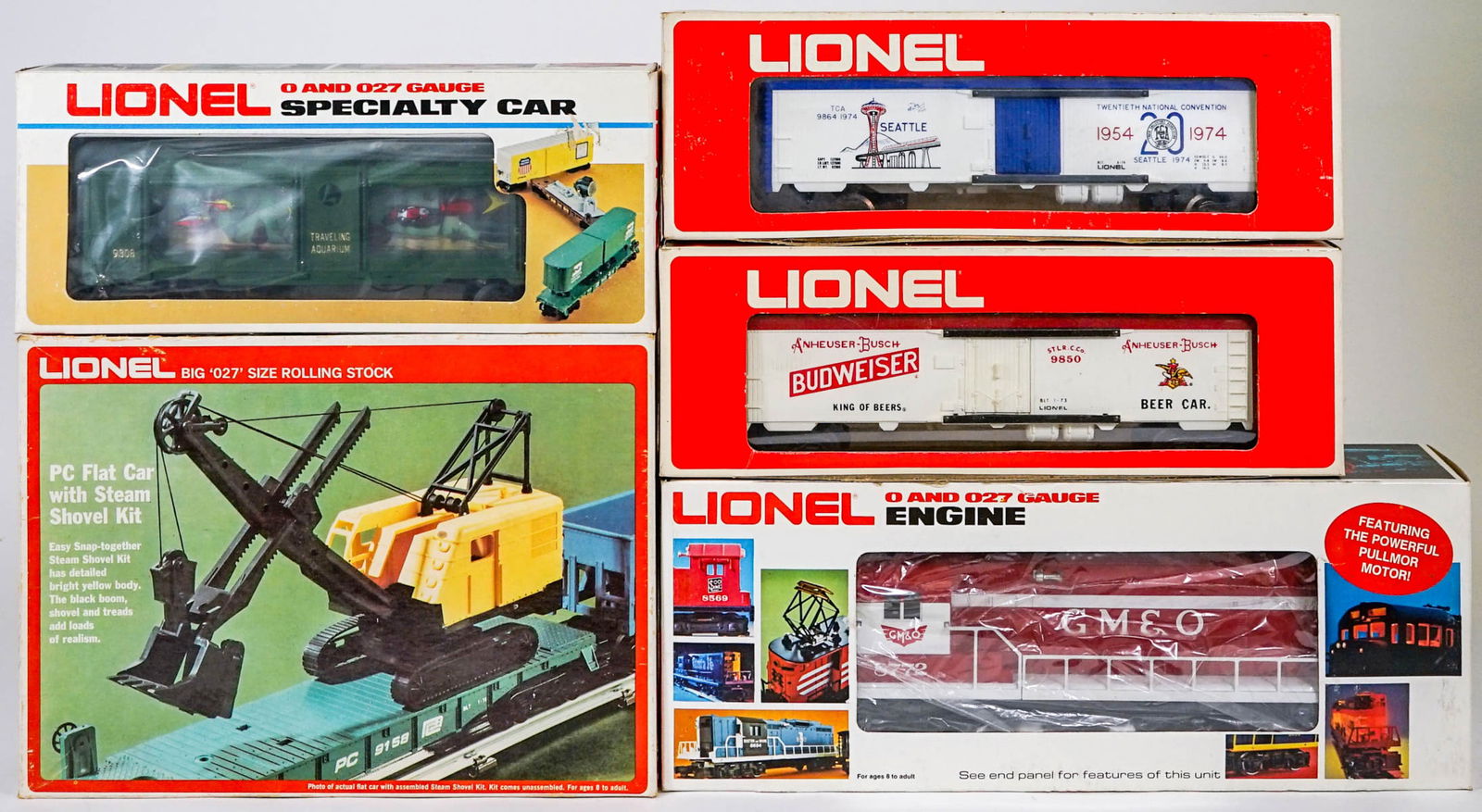 Lionel Trains In Original Boxes (5 Pcs) Auction