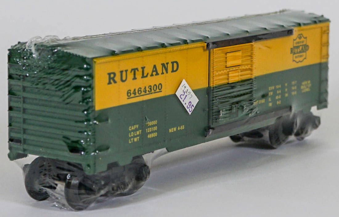 Lionel No. 6464300 Rutland Freight Car Sealed Auction
