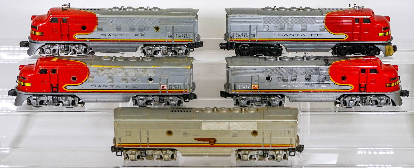 Lionel Santa Fe Trains (5) Auction