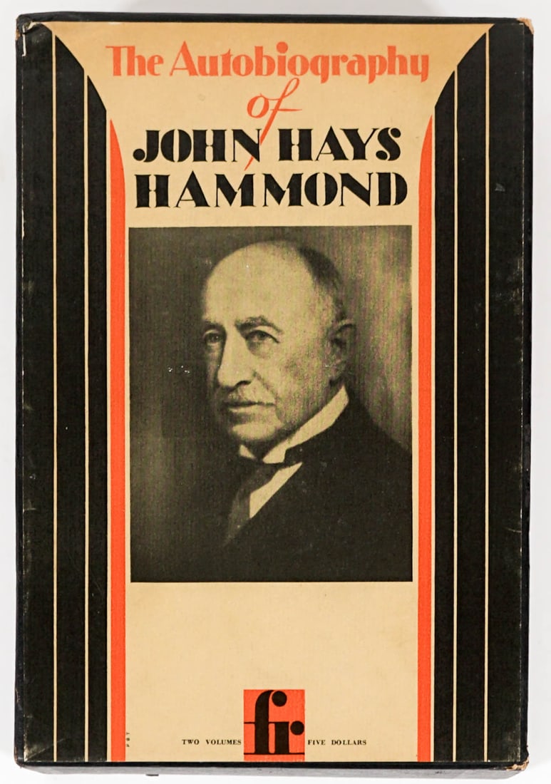 John Hayes Hammond (2vol) Signed Als [mining] Auction