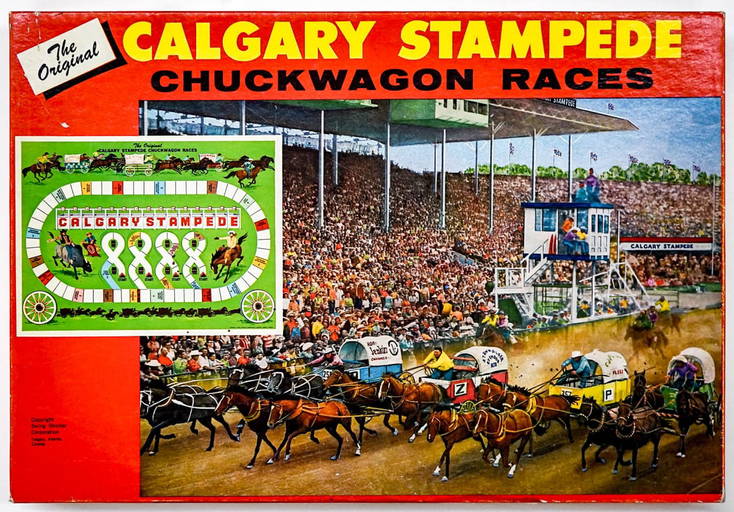 Calgary Stampede Chuckwagon Races Board Game