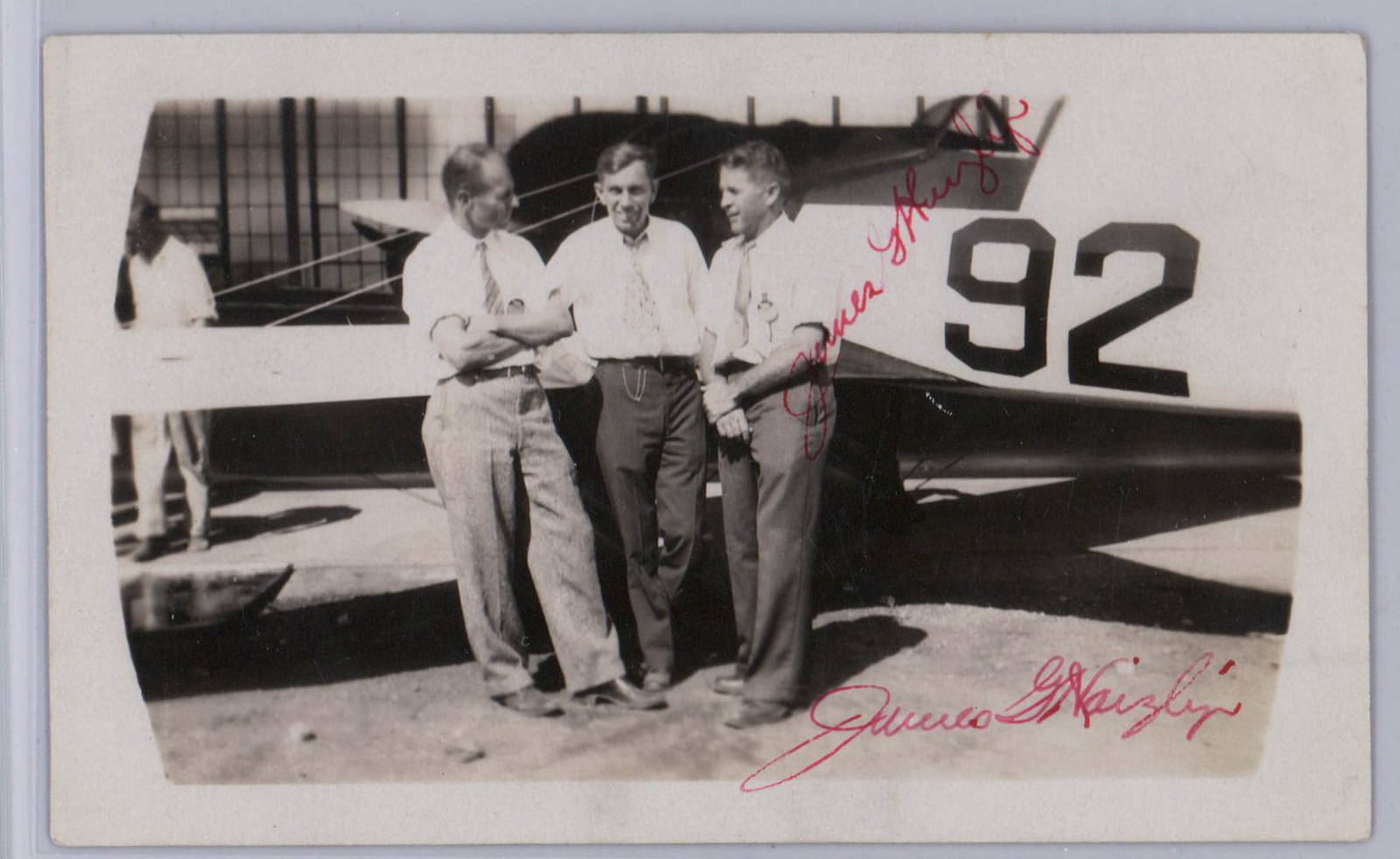 James Haizlip (legendary Pilot) Signed Photo Auction