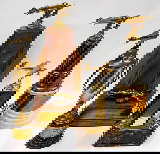 (4) Vintage Aviation, Flying & Airplane Trophies.