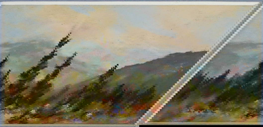 Kay Lytle Original Watercolor Framed [montana]