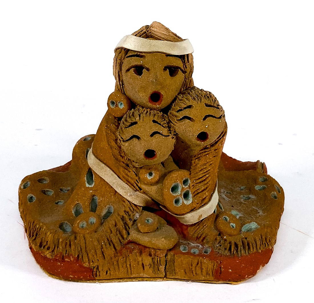 Storyteller Pottery Doll [cheyenne Jim] Auction