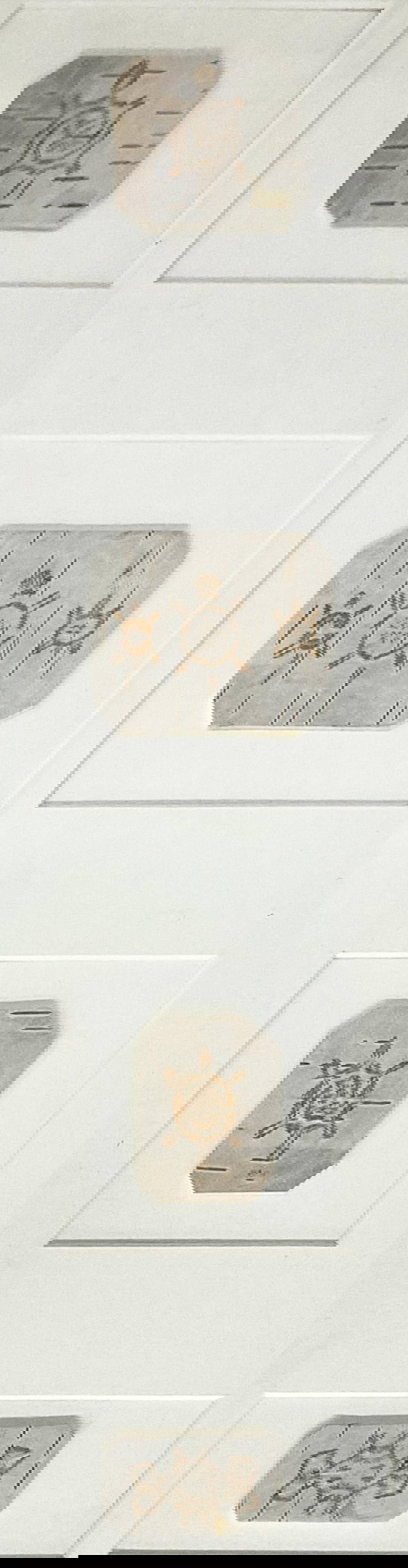 Wanesia Misquadace Birchbark Bitings [turtle] Auction