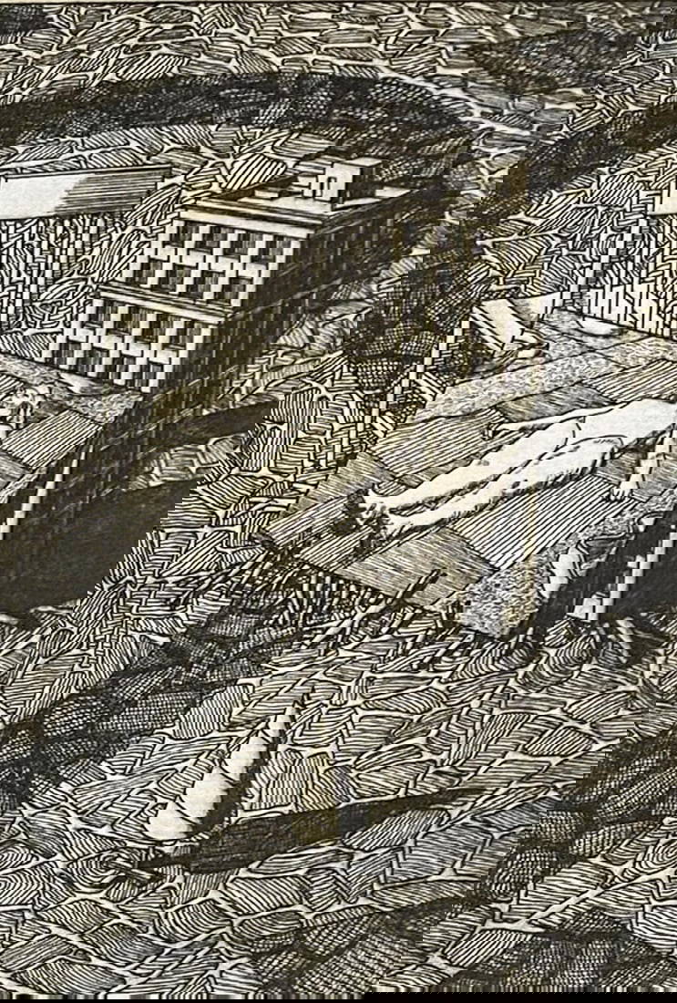 Brian Paulson 'model Remembered' S/n Etching Auction