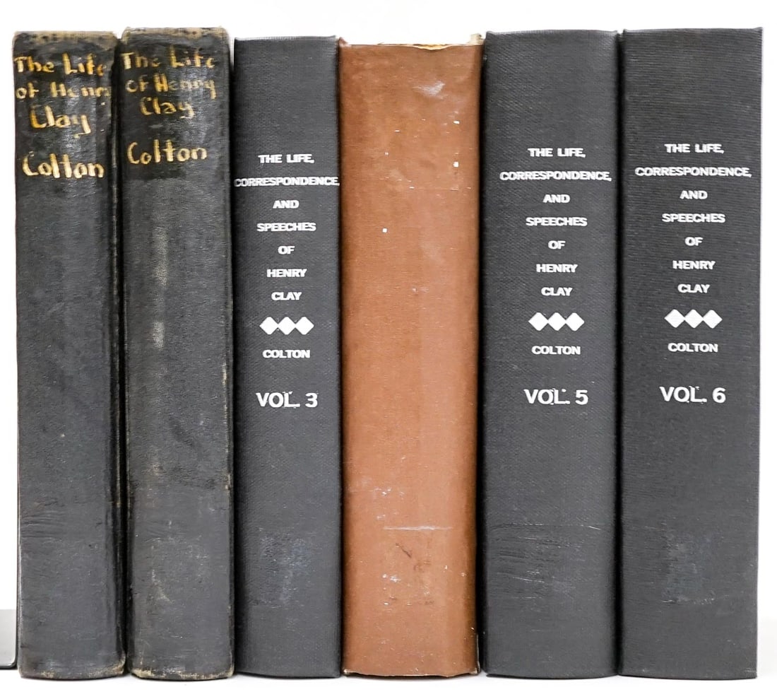 U. S. Politics - Henry Clay By Calvin Colton (6v) Auction