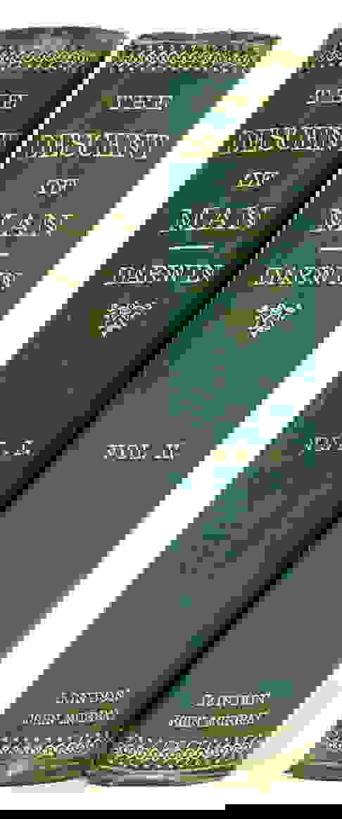 Darwin, Charles The Descent Of Man, 1871 Auction