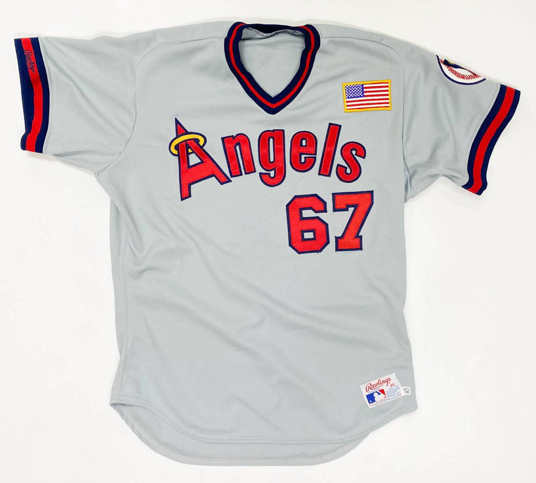 Coach Bill Lachemann Angels Game Worn Jersey Auction