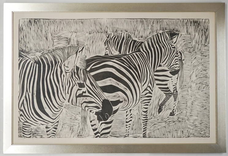 Richard Volpe Large Ap Embossed Etching