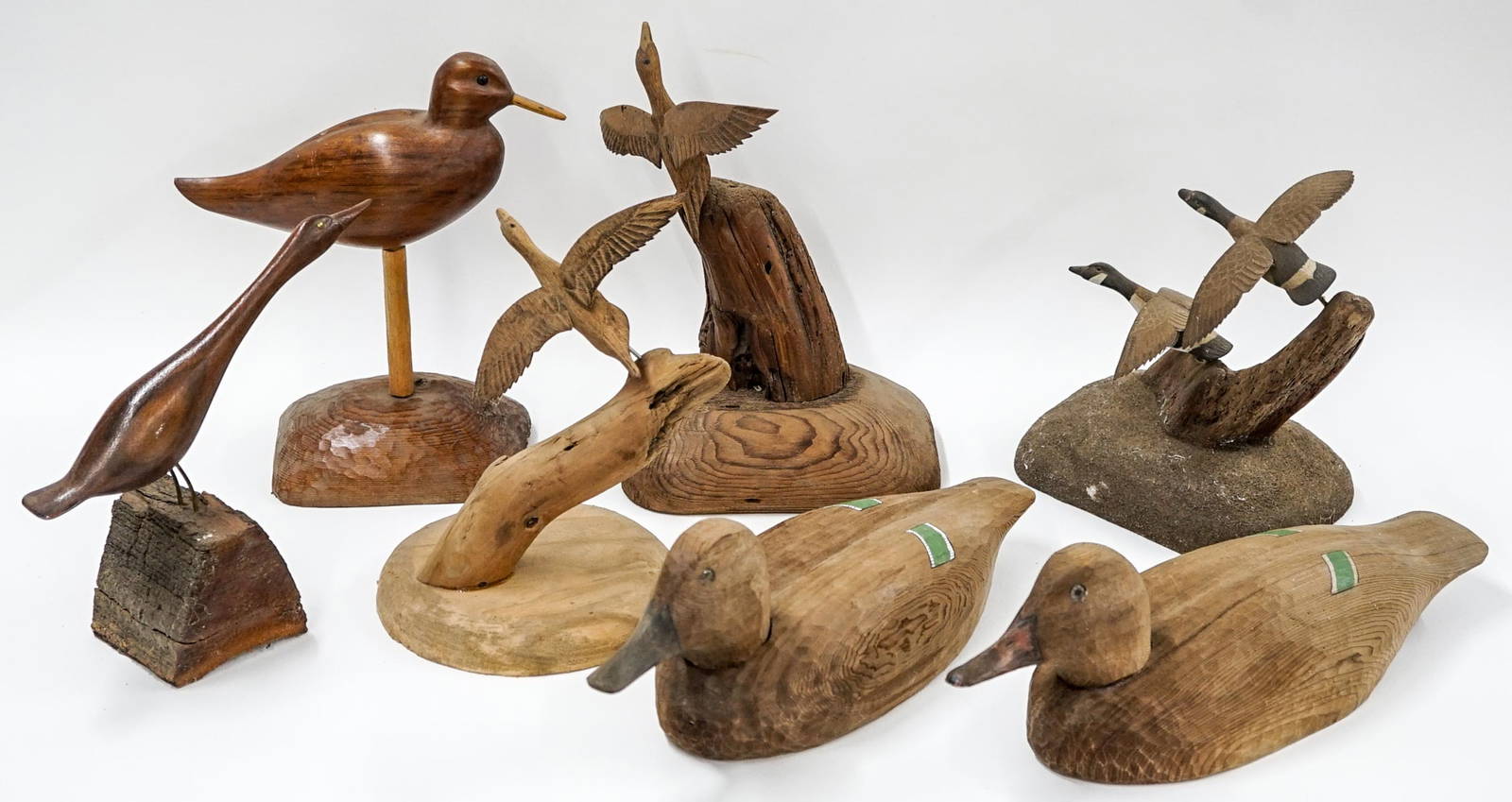 Joe Mathias (oregon) Wood Carvings (7) Auction