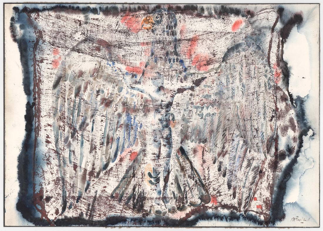 Benjamin Rowland (1904-1972) Original Watercolor Auction