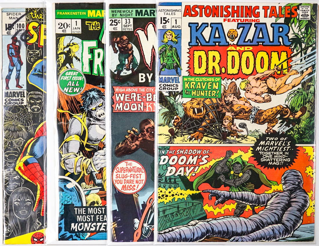 Marvel Key Issue Comic Books (4) Auction