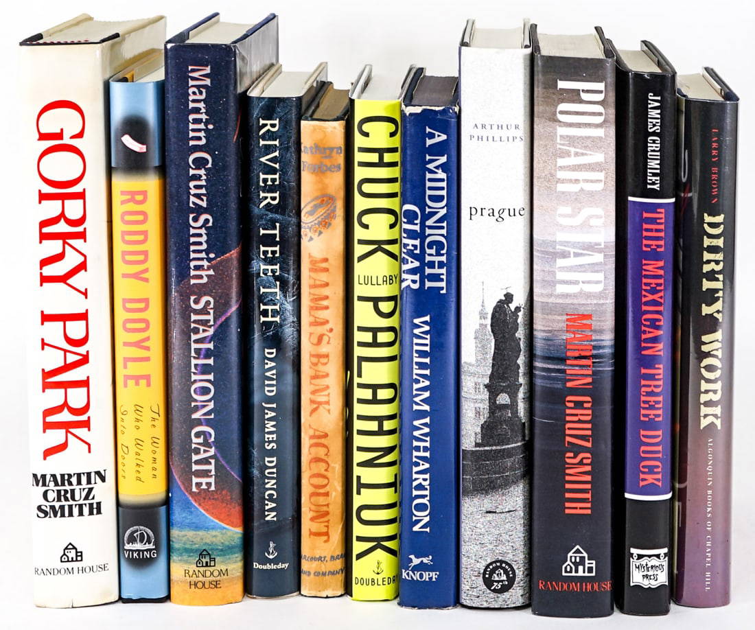 Author Signed (11) First Editions Auction