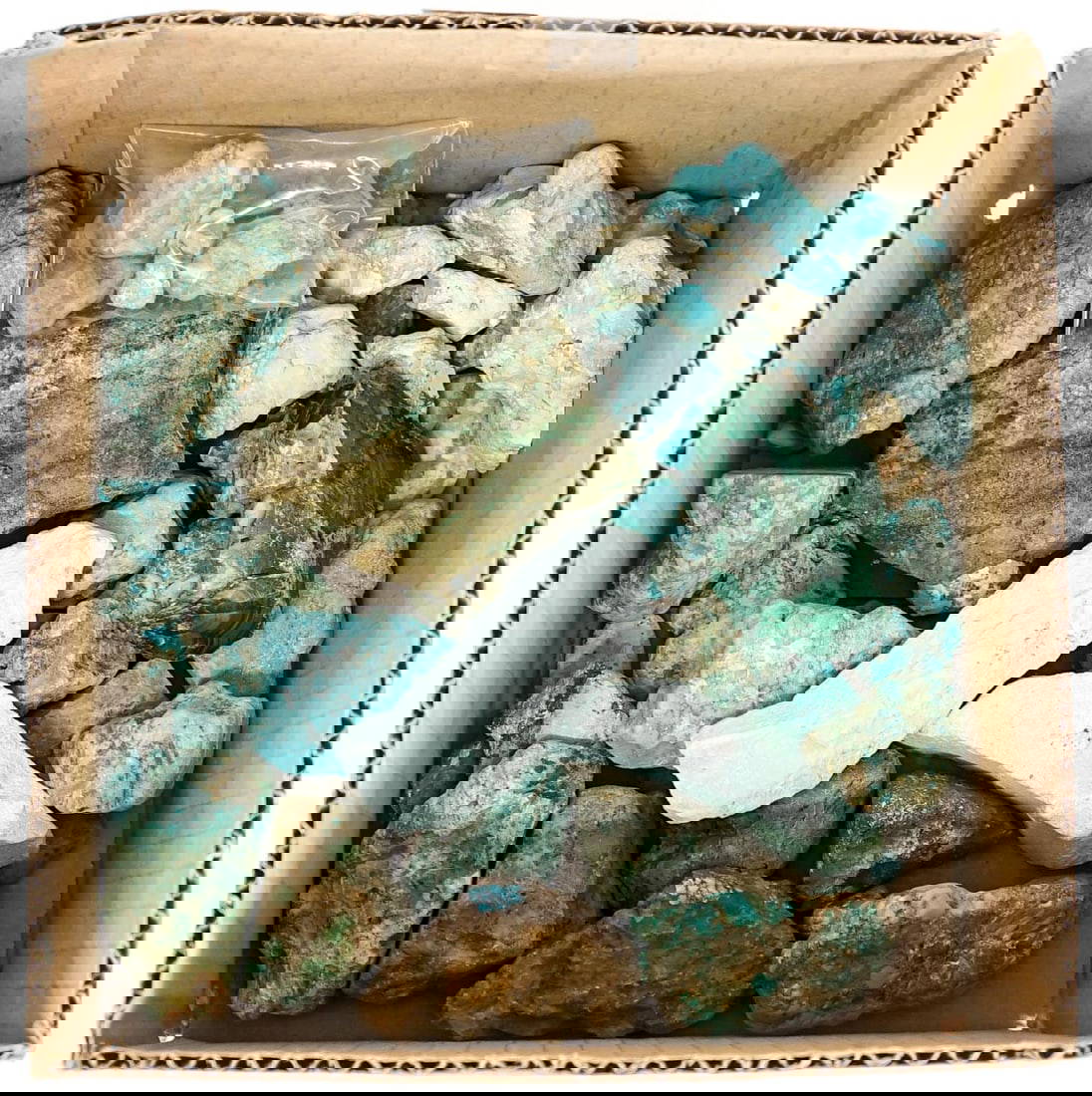 Large Collection Of Raw Turquoise Auction