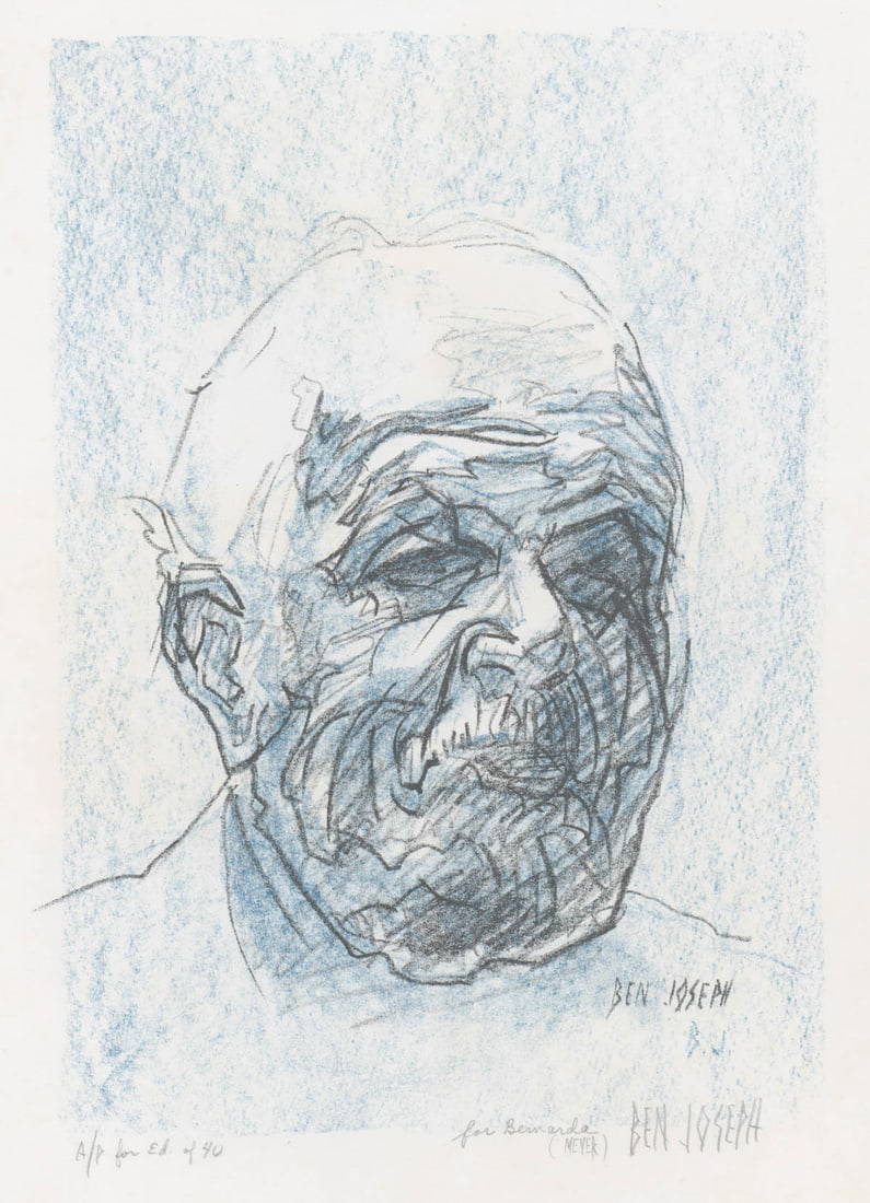 Ben Joseph Lithograph [portrait] Auction