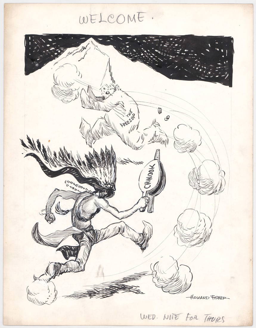 Howard Fisher Original Illustration Art Auction