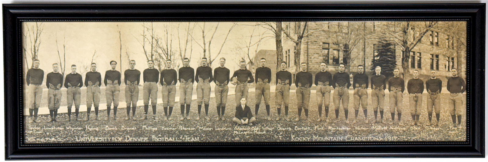 1917 University Of Denver Football Team (9-0) Auction