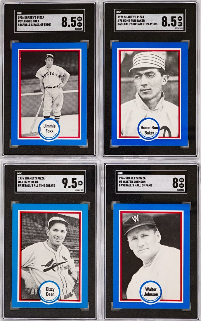 (1976 Shakey's Pizza Set Break) Four Cards