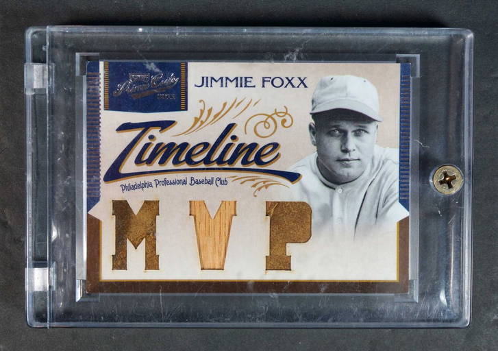 Jimmie Foxx Prime Cuts #2/5 Game Used Bb Bat Card