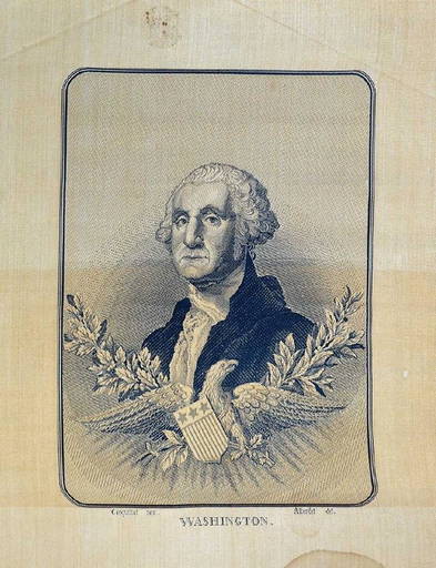 George Washington Silk Circa 1865