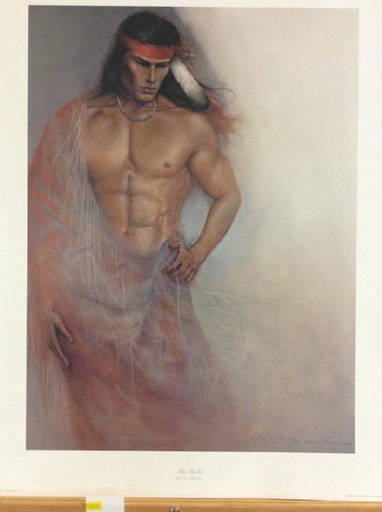 Ozz Franca Native Art The Model Signed Print 1306/1500