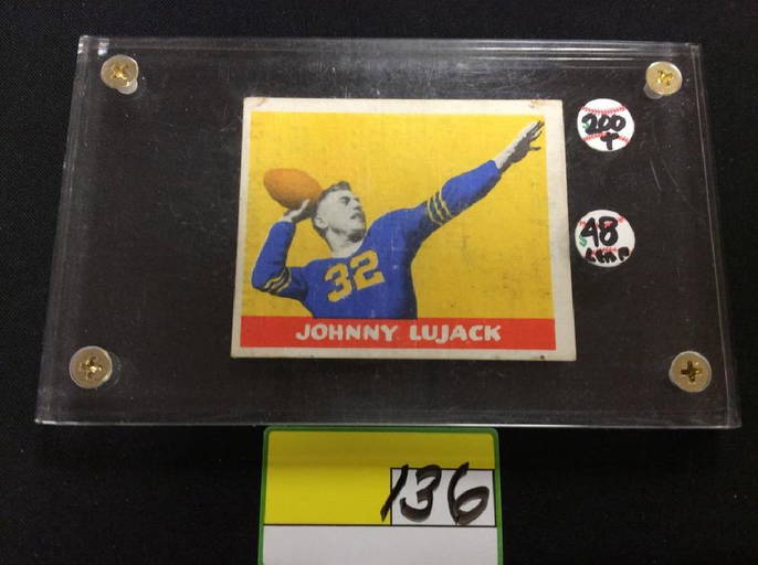 Vintage 1948 Leaf Rookie Card. Johnny Lujack. One Of