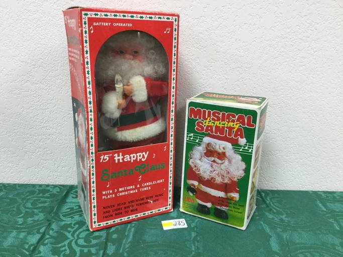 Lot of 2 Animated Musical Santas in Original Packages - - Dec 11, 2016 ...