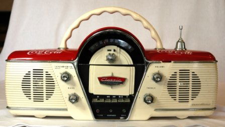 12: Retro Coca Cola Radio 'Classic Cicena'. Casette dec