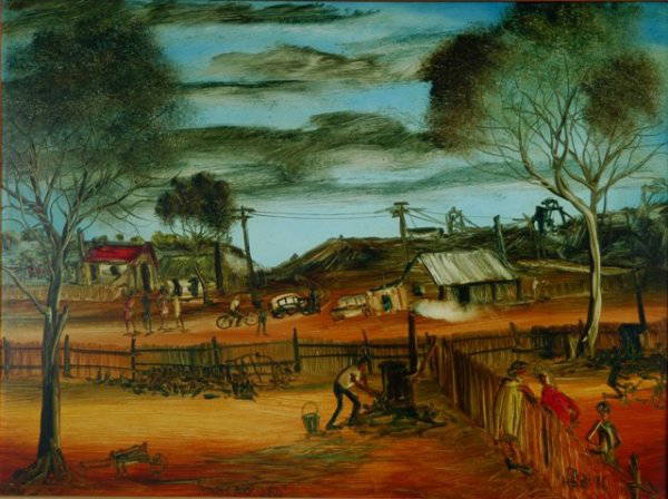 Hart, Pro (1928 2006). 'miner's Backyard,' 1976.