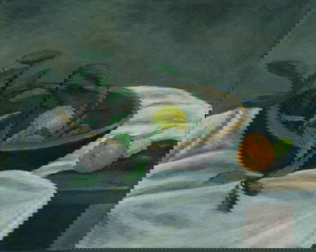 Crooke Ray (1922 2015), 'still Life, Fiji', Oil On Canvas, 40x50cm