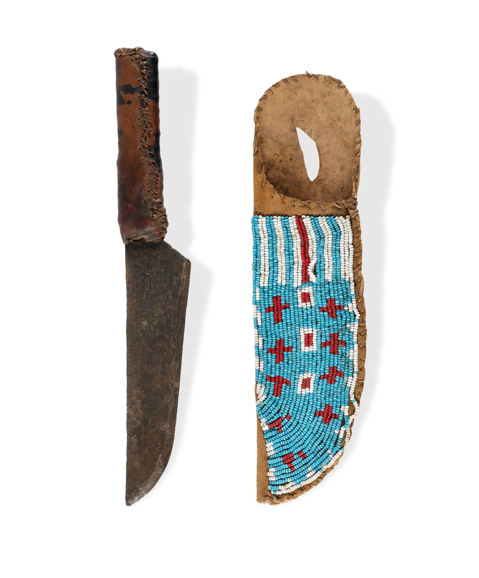Native American Plains Indian Dag Knife Auction