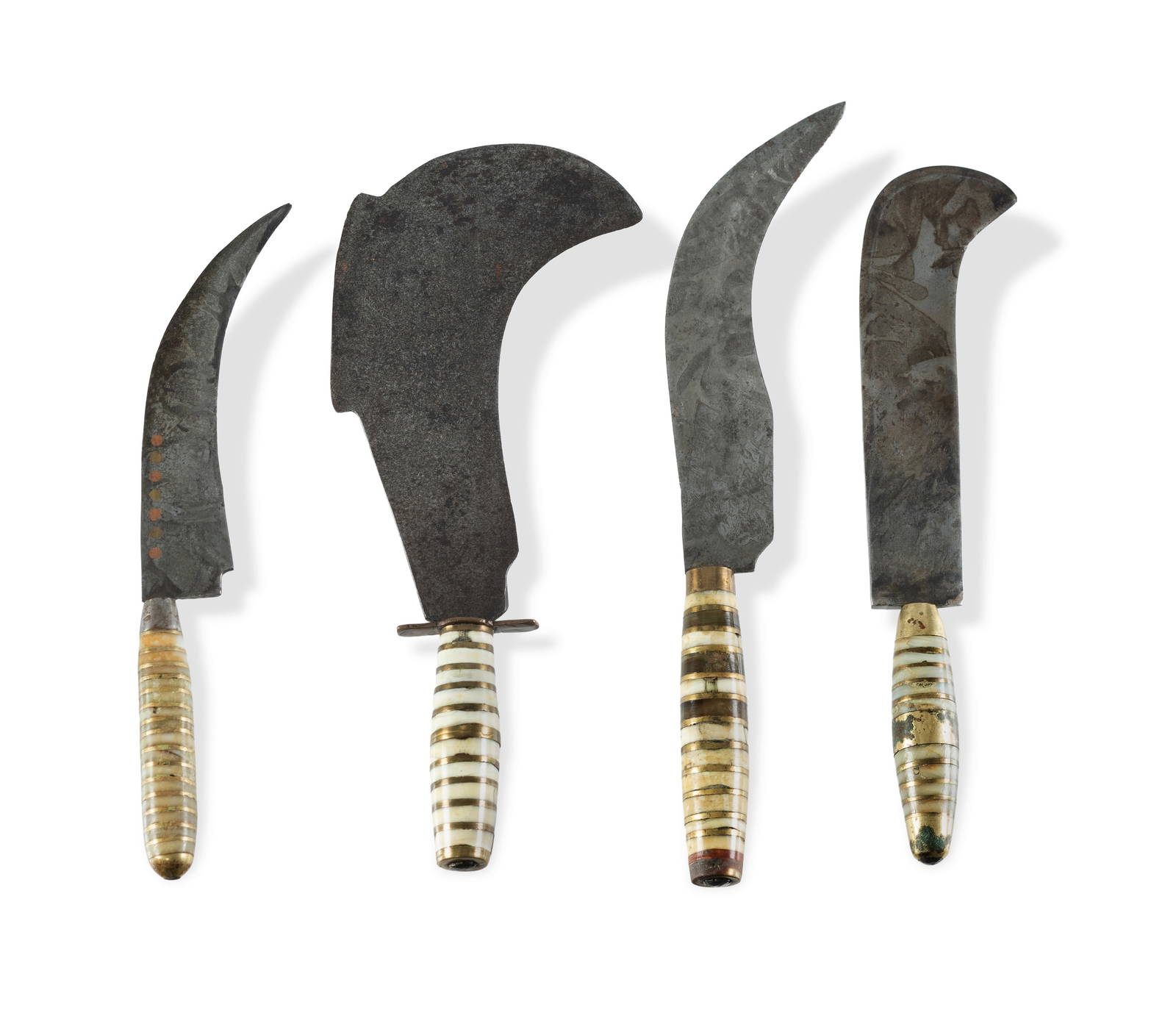 4 Various 19th C Flensing Knives Auction
