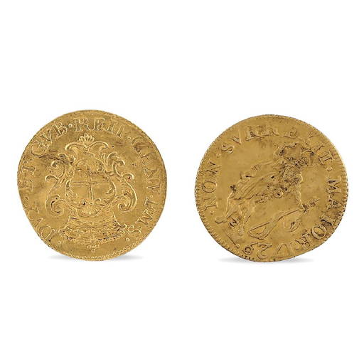 Gold Coin Genoa 1729 Peso 3,5 Gr.