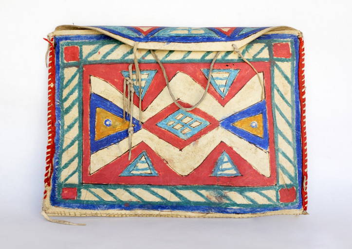 Lakota Sioux Indian Parfleche Dispatch Case