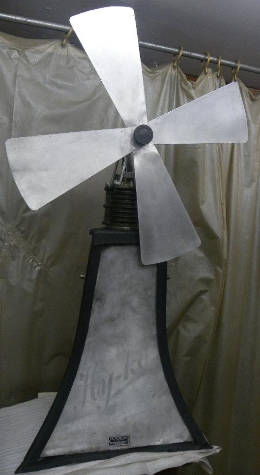 ANTIQUE LONDON KYKO KEROSENE FAN STERLING ENGINE1920' s