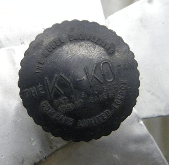 ANTIQUE LONDON KYKO KEROSENE FAN STERLING ENGINE1920' s